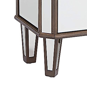 Vicenta 40 1/2" High 7-Drawer Mirrored Jewelry Armoire