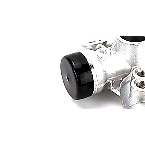 SBDs (Pack of 10): 1/2"- 9/16" Round Black Vinyl Flexible End Cap Bolt Screw Rubber Thread Protector Safety Cover | for 0.5 Inch Pipe Post Tubing Rod OD Protective Cover. (10, 1" Inside Height)