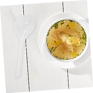 CIYODO Cutlery Set Soup Spoons Ramen Spoon Asian Spoons Gold Porcelain Soup Ladle Japanese Spoon Ladle for Stirring Ladle for Pouring Deep Soup Spoon Soup Spoon Chinese White Ceramics