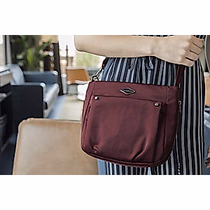 Travelon Expansion Crossbody Bag, Wine, One Size