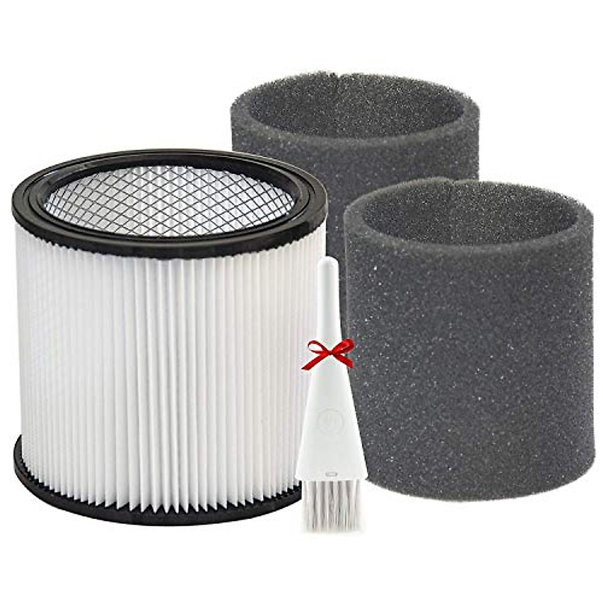 Replacement 90304 90350 90333 Cartridge Filter Compatible with Shop-Vac 5 Gallon Up Wet/Dry Vacuum Cleaners