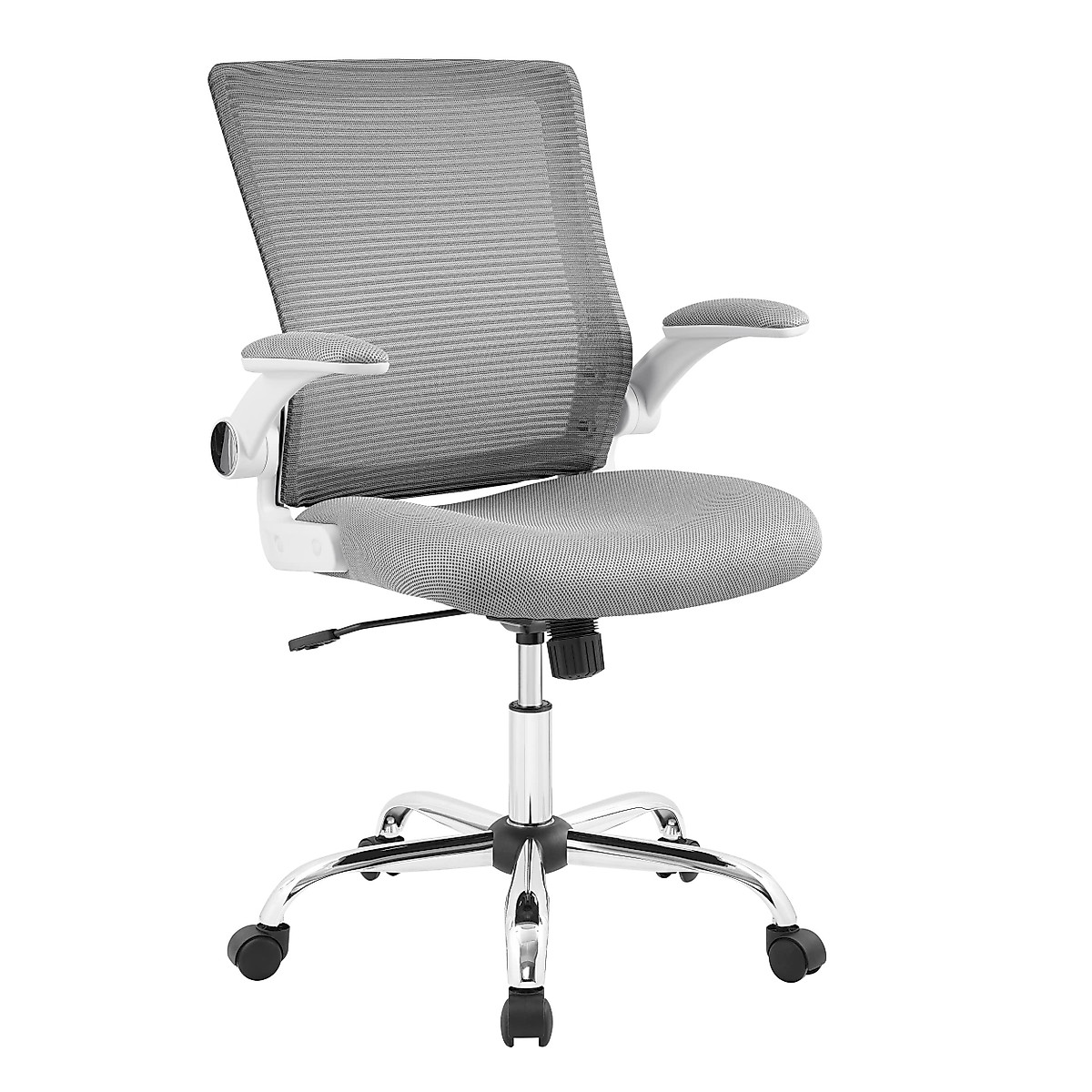 Serta Creativity Ergonomic Mesh Office Computer Desk Chair, Adjustable Armrest with Mid-Back Lumbar Support, Gray