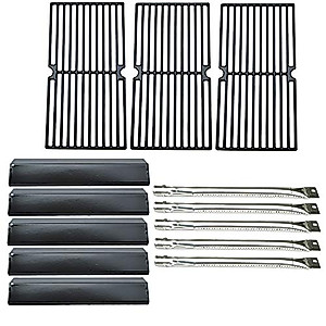 Direct Store Parts Kit DG139 Replacement for Brinkmann 810-2545-W Gas Grill Burner,Heat Plate,Cooking Grid