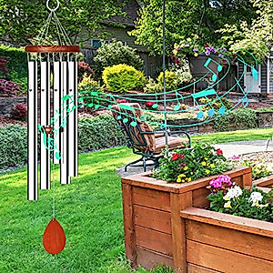 Mosteck Anodized Aluminium Wind Chimes 26" Inches, Gift for Unisex, Suitable for Outdoor, Garden, Patio Decoration