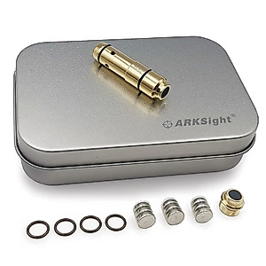 ARKSight Dry Fire Training Cartridge 380ACP and 45ACP Laser Training Cartridge Integrated Snap Cap, Red Laser Bullet