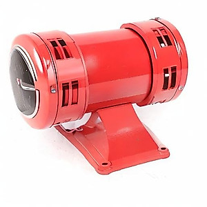 Industrial Siren S-490 Electric Siren 110V Industrial Air Raid Horn Warning Loud 400w 140db Air Raid Sound Siren Alarm Industrial Electric Motor Driven Alarm for Industrial Ships Mines