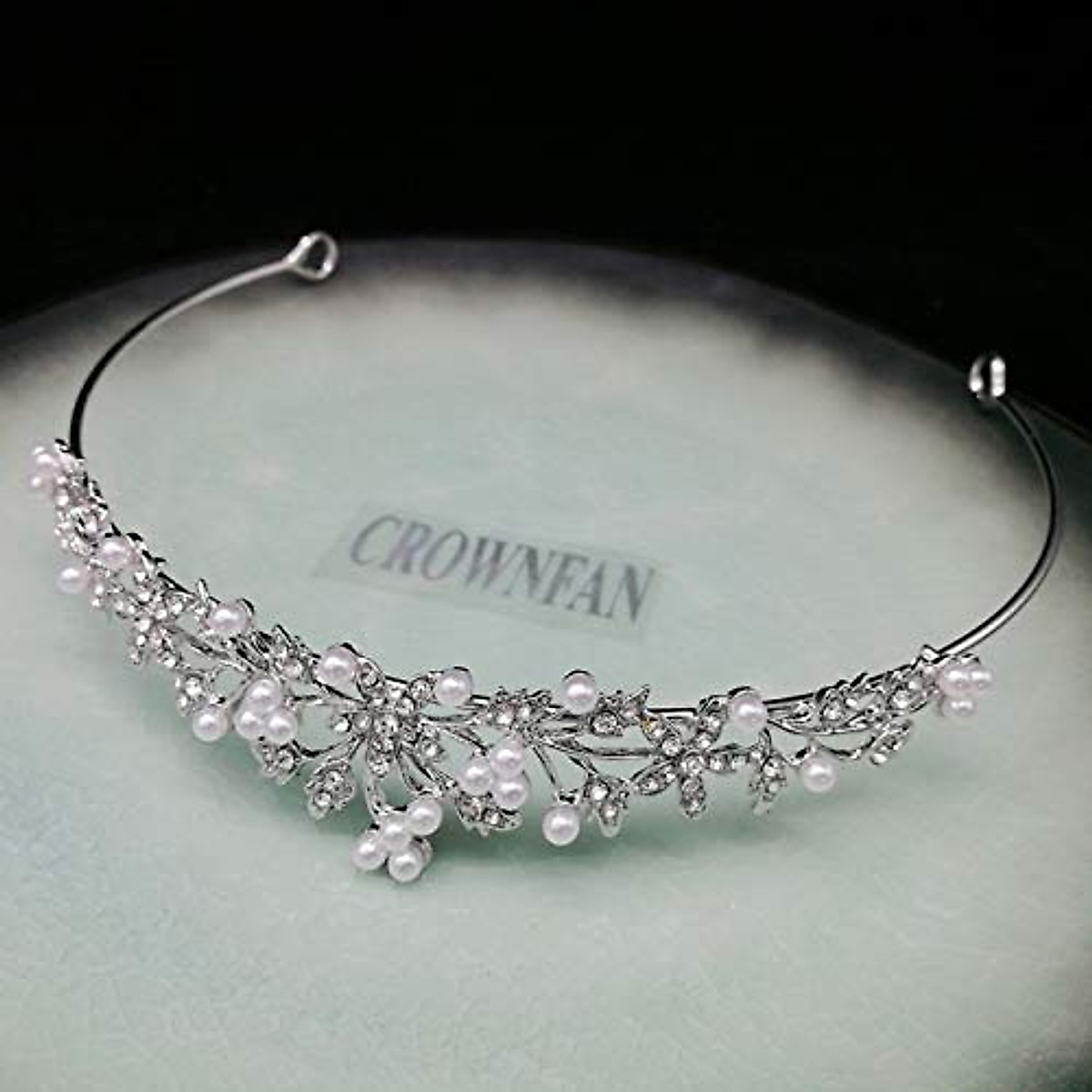 Rhinestone Crystal Tiaras and Crowns Headband For Women Birthday Pageant Wedding Prom Princess Crown (A-006)