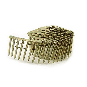 B&C Eagle ACR-1 Round Head 1-Inch x .120 Smooth Shank Electrogalvanized Coil Roofing Nails (1,080 per box)