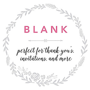 Graphique Mint and Gold Flat Notes – Note Card Stationery with Stylish, Soft Teal Border and Printed Gold Arrow, 50 Note Cards and Matching Envelopes for Thank You Notes, Invitations, Gifts and More, 5.625" x 3.5"