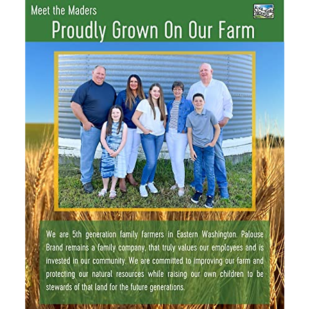 Non-GMO Project Verified Hard White Wheat Berries | 5 LB Burlap Bag | 100% Non-Irradiated | Kosher Parve | USA Grown | Field Traced