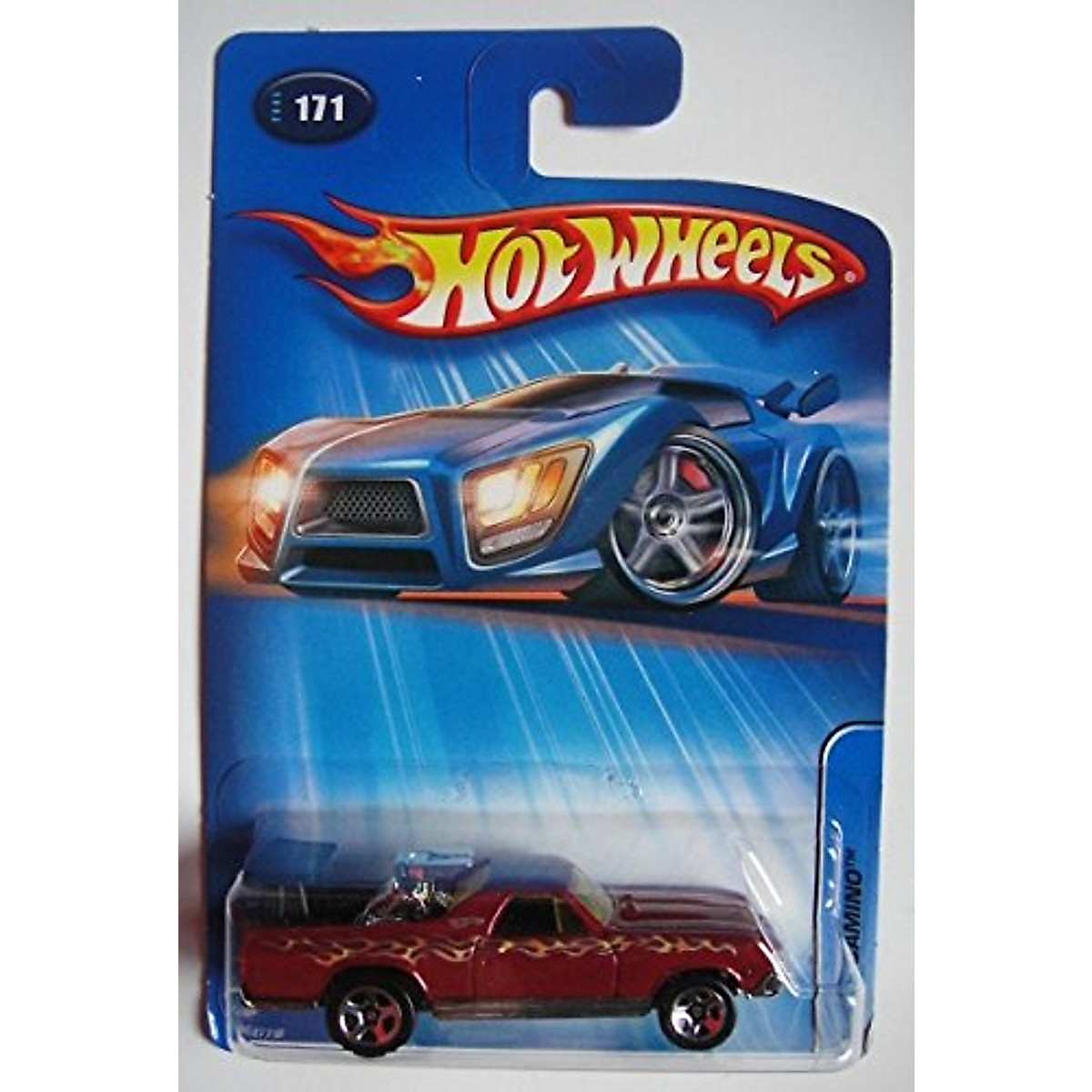 Hot Wheels RED '69 EL Camino #171 5SPOKE