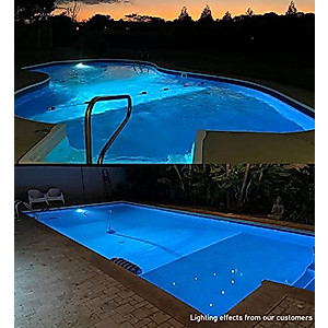 TOVEENEN LED Pool Light Bulb 120V 65W 6500lm High Bright White 6500K Replacement for Pentair Hayward 500W Inground Pool Light