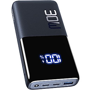 SAFUEL Portable Charger, Double USB C in & Out 30W PD Power Bank, 20000mAh Fast Charging Tri-Output Battery Pack for iPhone 14 13 12 11 X 8 Pro Max MacBook iPad Samsung S22 S21 Google LG Tablet, etc.