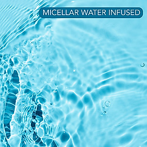 Micellar Face Wipes | 120 Micellar Wipes in 4 Packs, Good for Makeup Removal and Gerneal Facial Cleansing | Dr. Wellness