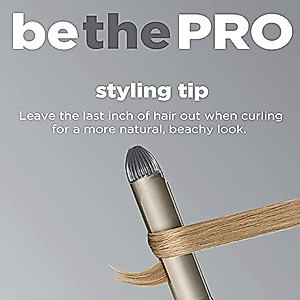 CONAIR INFINITIPRO Tourmaline 1-Inch Ceramic Curling Iron, 1-inch barrel produces classic curls – for use on short, medium, and long hair