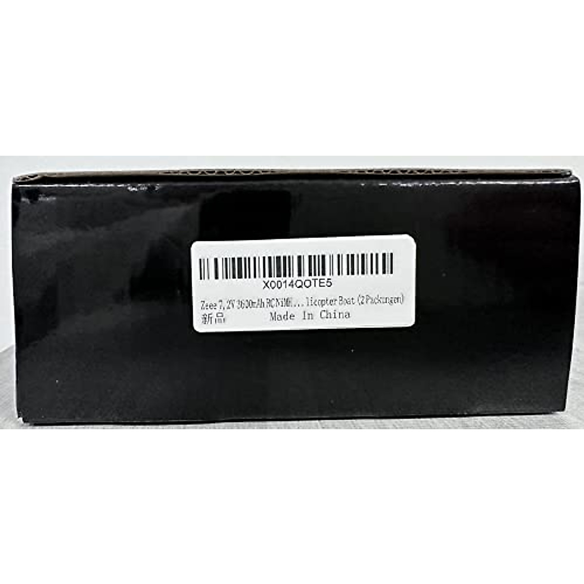 Zeee 7.2V 3600mAh RC NiMH Battery with Tamiya Plug High Power for RC Car RC Truck Associated HPI Losi Kyosho Tamiya Hobby(2 Pack)