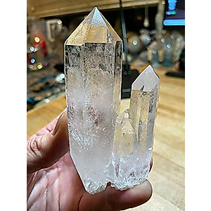 Decor Stone Lemurian Seed Crystal Record Keeper Cathedral Multi Laser Point Specimen 670