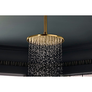 KOHLER 27051-CP Occasion 8" Single-Function Rainhead, Single-Spray Rain Shower Head, Rainfall Shower Head, 2.5 GPM, Polished Chrome