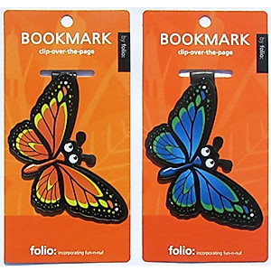 Lizard Bookmarks (Clip-over-the-page) Set of 2 - Assorted colors