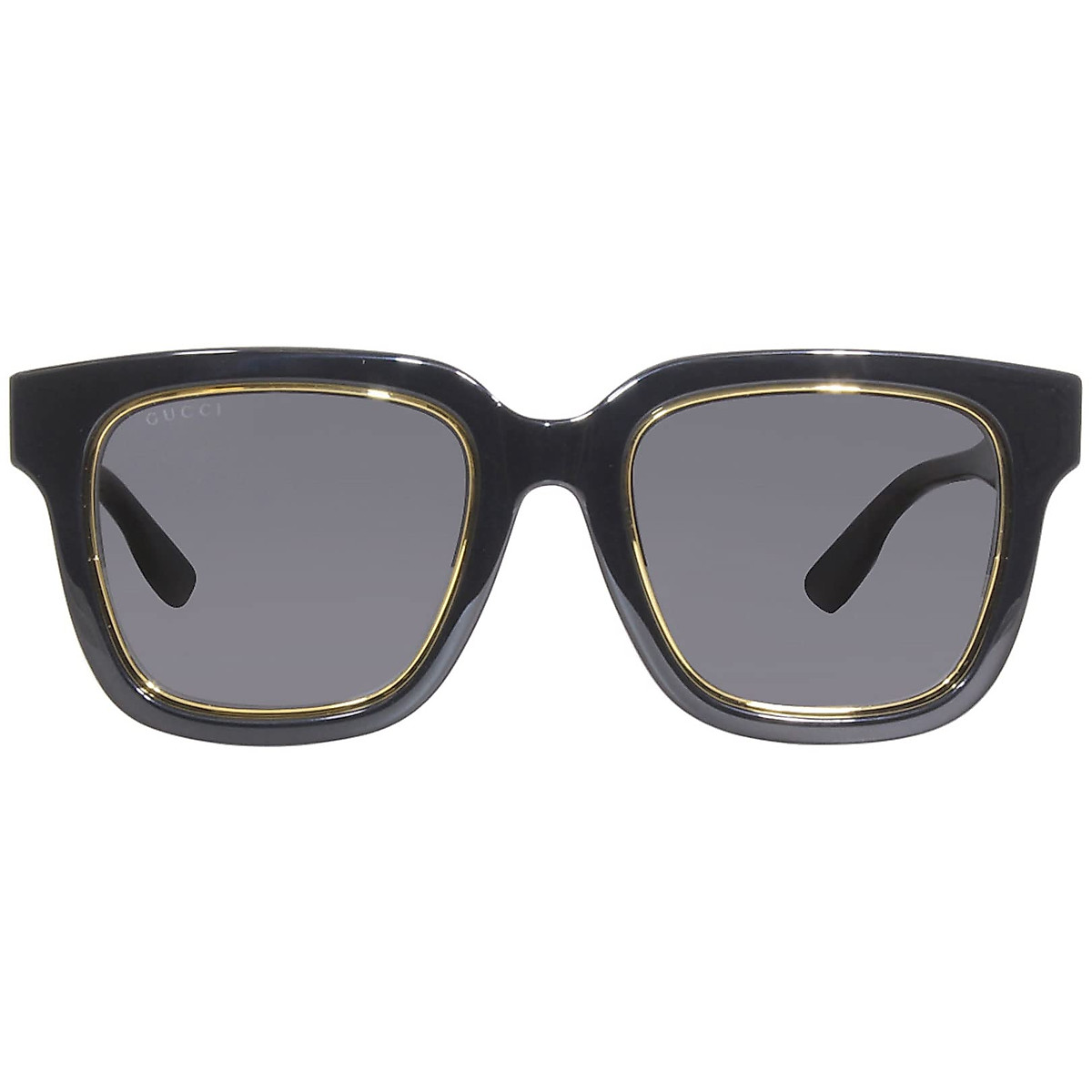 Gucci Script Sunglasses, Black Black Grey, One Size