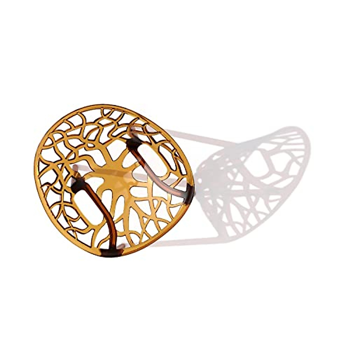 Compamia Crystal Polycarbonate Patio Dining Chair in Amber (Set of 2)