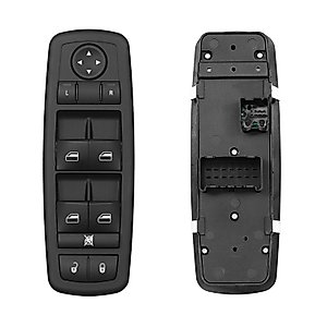 Master Power Window Switch Front Left Driver Side | 3 PINS + 0 PIN | Replacement for 2008-2009 Chrysler Town & Country Dodge Grand Caravan | Replaces# 4602535AG, 4602535AF, 4602535AC, 901-401R