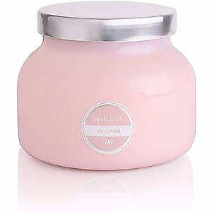 Capri Blue Volcano Scented Candles - Luxury Glass Jar Candles for Home Scented with Tropical Fruit & Sugared Citrus - Soy Wax Blend - Capri Blue Volcano - Bubblegum Color (19 oz)