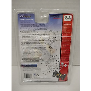 Auto World TRX109 4Gear Deluxe Pit Kit - Build A Complete 4Gear HO Scale Slot Car - Includes unpainted 1970s Camaro Funny Car Body