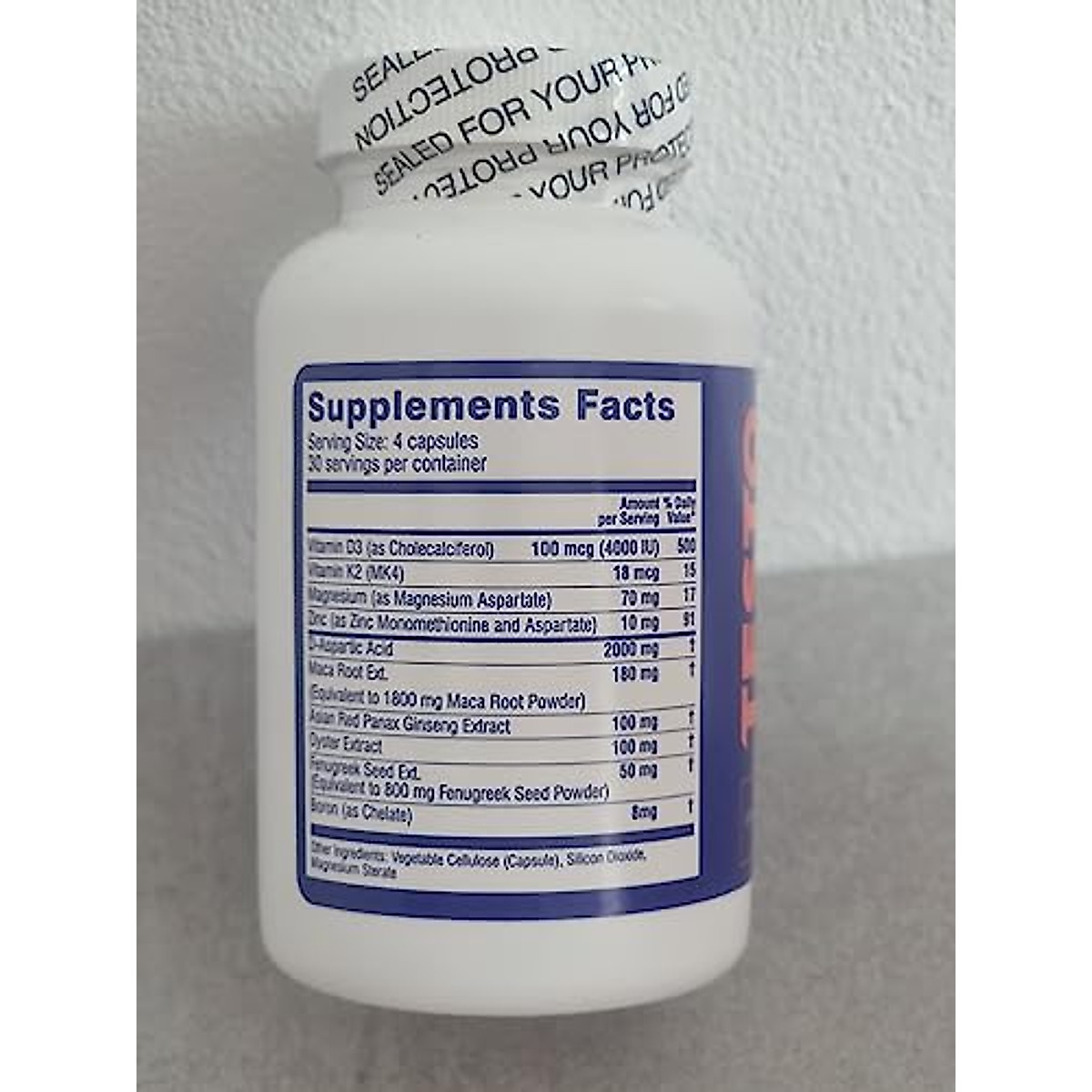 TestoFuel - 120 Testosterone Booster Pills for Men - 100% Natural Ingredients