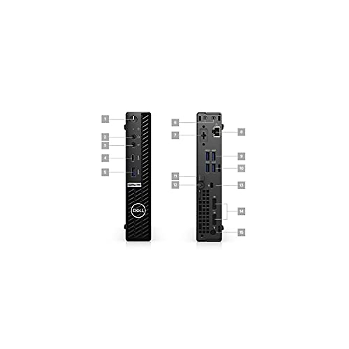Dell OptiPlex 7000 7090 Micro Tower Desktop (2021) | Core i7-1TB HDD - 16GB RAM | 8 Cores @ 4.5 GHz - 10th Gen CPU Win Silver i7-10700T Win 10 Pro Silver Wifi