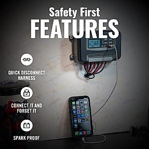 Battery Tender 30 AMP PWM Solar Charge Controller for 12 Volt/24 Volt Lead Acid, Gel, and AGM Batteries and 12 Volt Lithium Batteries