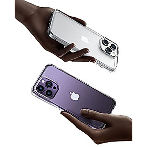 Mkeke for iPhone 14 Pro Case Clear, [Military Grade Protection] [Not Yellowing] Shockproof Phone Case for Apple iPhone 14 Pro 2022