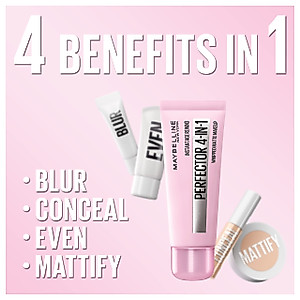 Maybelline Instant Age Rewind Instant Perfector 4-In-1 Matte Makeup, 01 Light, 1 Count