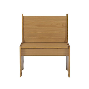 Linson Small Back Rest Bench Honey
