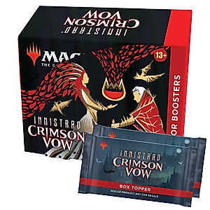 Magic: The Gathering Innistrad: Crimson Vow Collector Booster Box | 12 Packs + 2 Dracula Box Toppers (182 Magic Cards)
