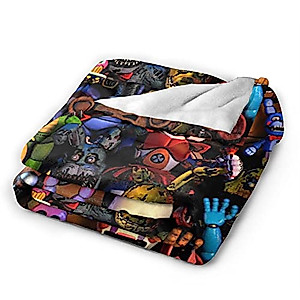 FANGAO Cirugo Cartoon Blanket Air Conditioning Blanket Ultra-Soft Micro for Couch Throw Blanket Flannel Blankets for Couch Bed Living Room 50x40''