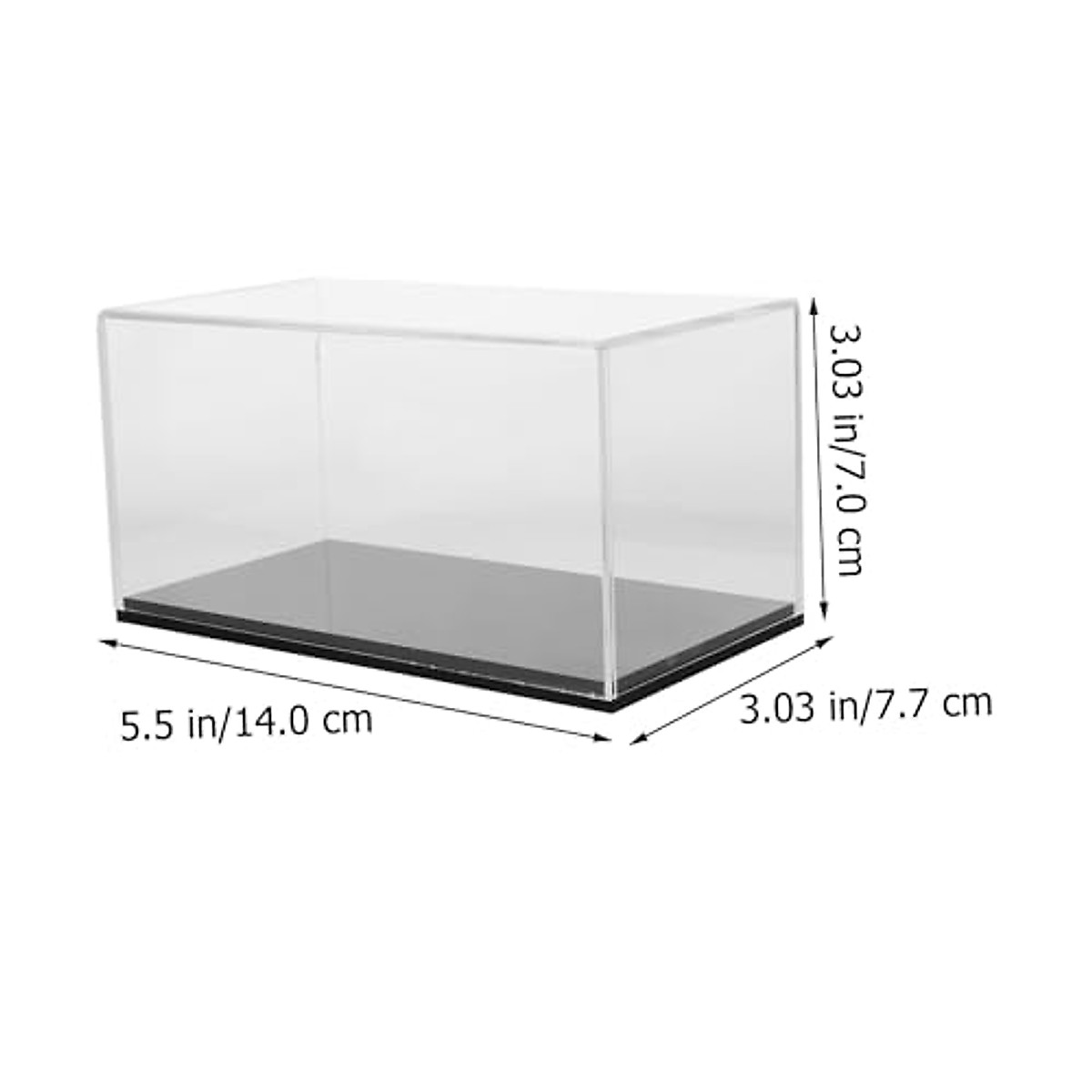 Cabilock Box Display case Toys Clear Display Container Handicrafts Storage Case Action Figure Protective Case Handicraft Case Handicrafts Case Figure Case Model Case Acrylic Jewelry Statue