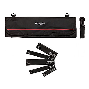Ergo Chef 9 Pocket Professional case roll Bag Black Knife Edge Guards Chef Gear
