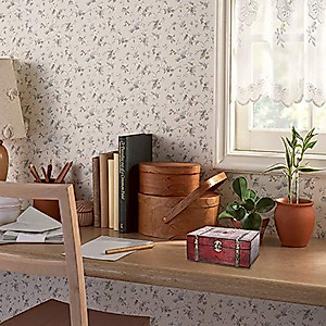 SICOHOME Treasure Box,9.0" Pirate Small Wooden Box for Jewelry Storage,Cards Collection,Gifts and Home Decoration