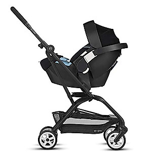 CYBEX Eezy S Twist 2 Stroller, 360° Rotating Seat, Parent Facing or Forward Facing, One-Hand Recline, Compact Fold, Lightweight Travel Stroller, Stroller for Infants 6 Months+, Navy Blue