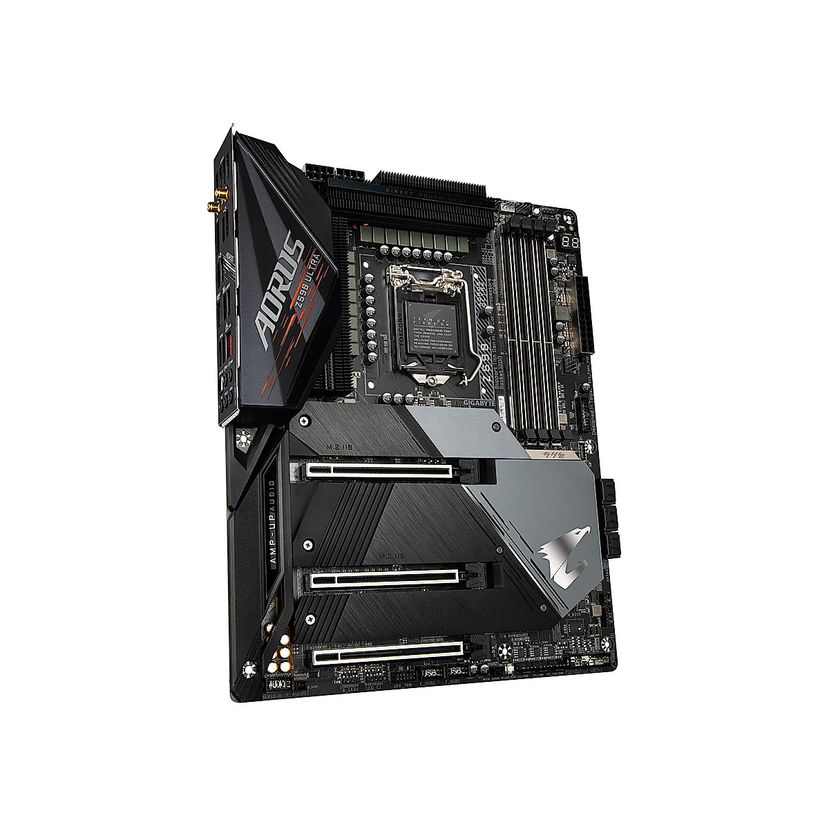 GIGABYTE Z590 AORUS ULTRA (LGA 1200/ Intel Z590/ ATX/ Triple M.2/ PCIe 4.0/ USB 3.2 Gen2X2 Type-C/ Intel WIFI 6/ 2.5GbE LAN/ Gaming Motherboard)