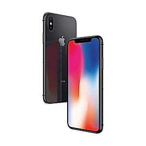 Apple iPhone X (64GB, Space Gray) [Locked] + Carrier Subscription