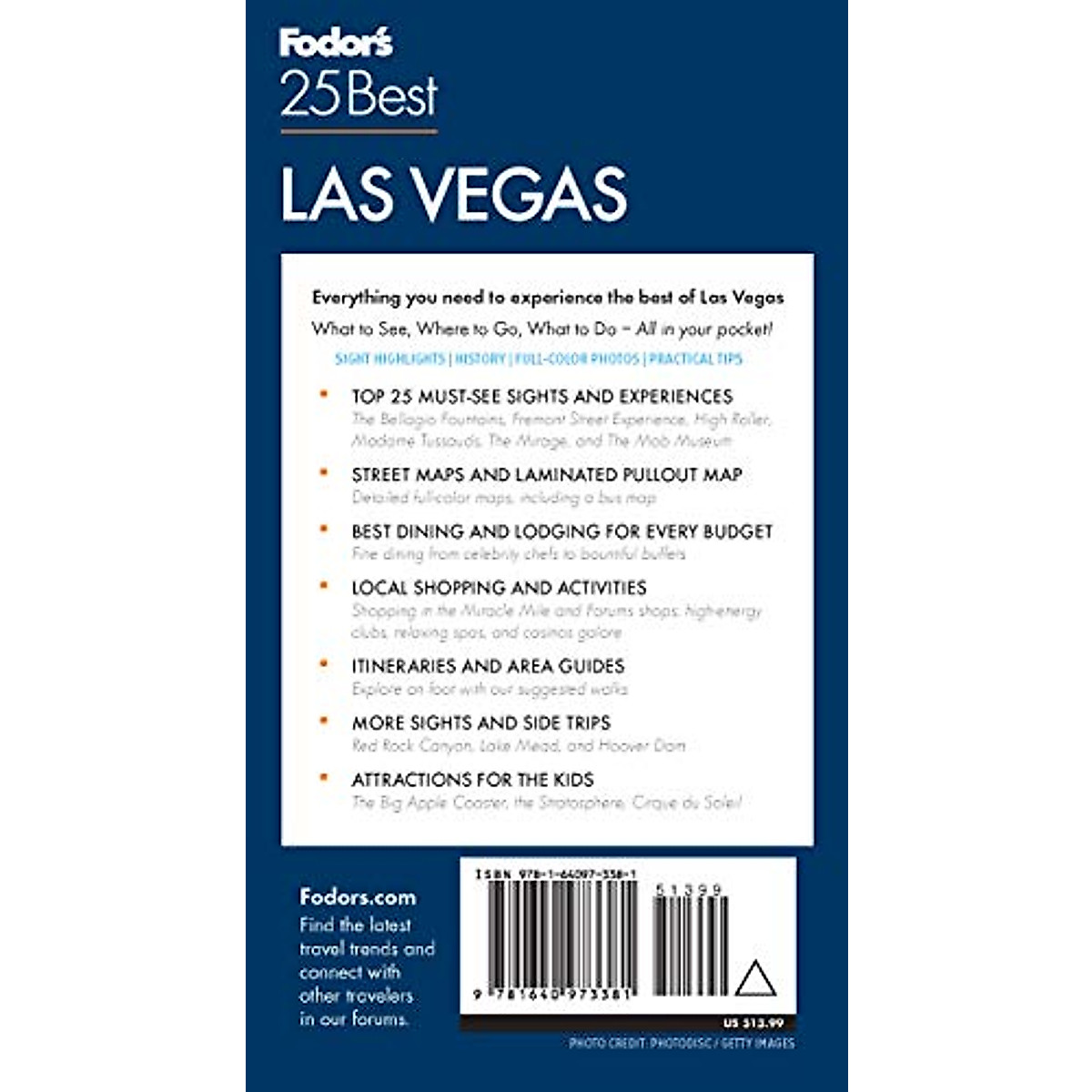 Fodor's Las Vegas 25 Best (Full-color Travel Guide)