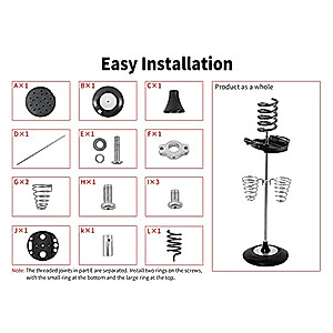 Hair Dryer Stand,Twisty Style Acrylic Top Holder,Hair Styling Appliances with Tray Two Spiral Holders and Heavy Base for Hair Dryer,Flat Iron,Curling Stick,Hair Straightener,Brush (crystal)