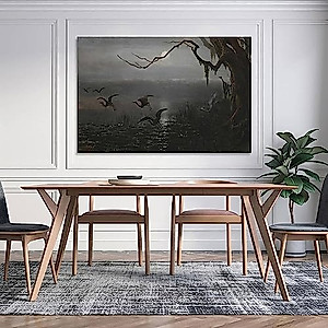 William Holbrook Beard Posters Hayalet Turnalar Tablosu Art Canvas Prints Wall Pictures for Bedroom Wall Art Paintings Canvas Wall Decor Home Decor Living Room Decor Aesthetic 08x12inch(20x30cm) Unf