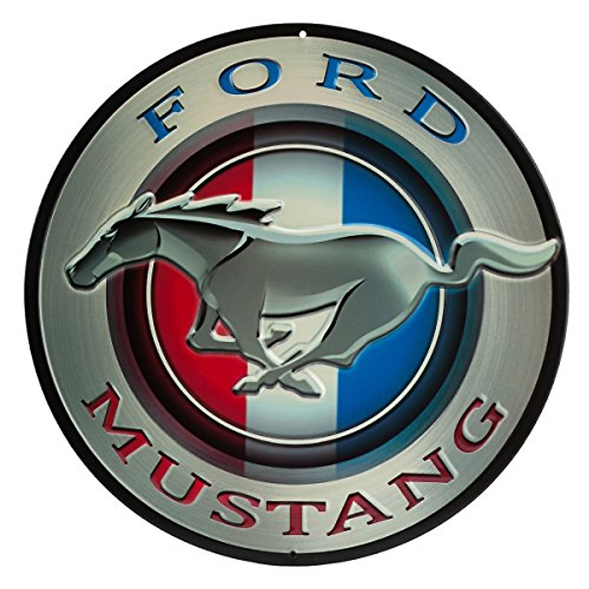 Ford Mustang Vintage Metal Sign – Perfect for Garage & Man Cave