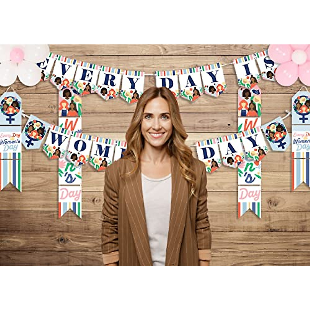 BINQOO 7x5ft Easter Party Retro Wood Wall Background Happy Easter Wooden Decoration Backdrop Wooden Wall Background Props for Baby Shower Birthday Party Eve Studio Props