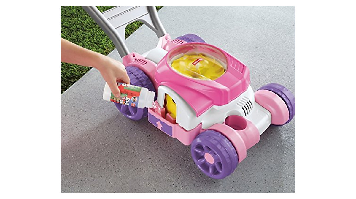 Fisher-Price Bubble Mower Pink - Fun & Realistic Kids Toy
