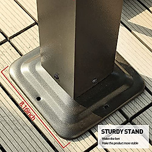 BPS Hardtop Gazebo Outdoor Tent Shelter Canopy 10' X 12' with Netting for Patio, Garden, Yard and Party