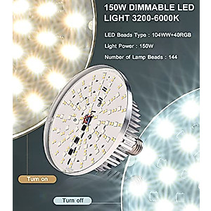 LED Softbox Lighting Kit, Zingbabu 20'' x28'' RGB Softbox Kit with 3200-6000K Led Bulb and Lighting Stand for YouTube Video Photography